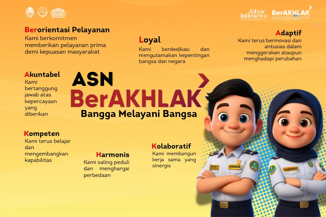 Penguatan Budaya Kerja: Dishub Jabar Sosialisasikan Nilai ASN BerAKHLAK