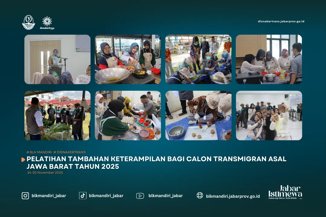 Pelatihan Tambahan Keterampilan Bagi Calon Transmigran Asal Jawa Barat ...