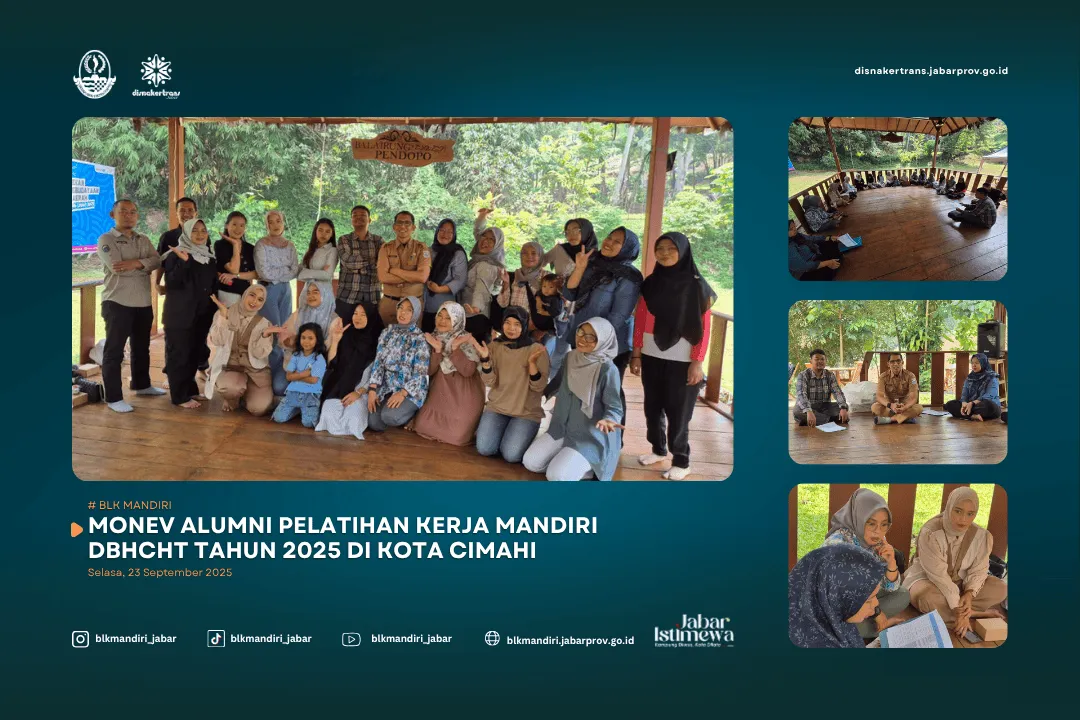 Monev - Peningkatan Kapasitas Usaha Alumni Pelatihan Kerja Mandiri ...