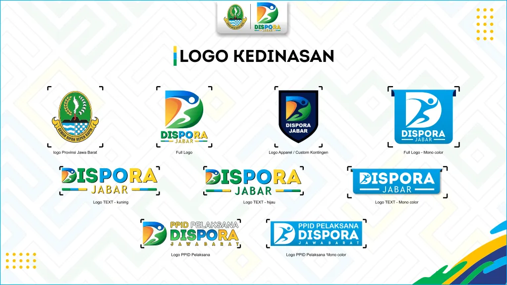 Motto dan Logo Kedinasan - Dinas Pemuda dan Olahraga Provinsi Jawa Barat