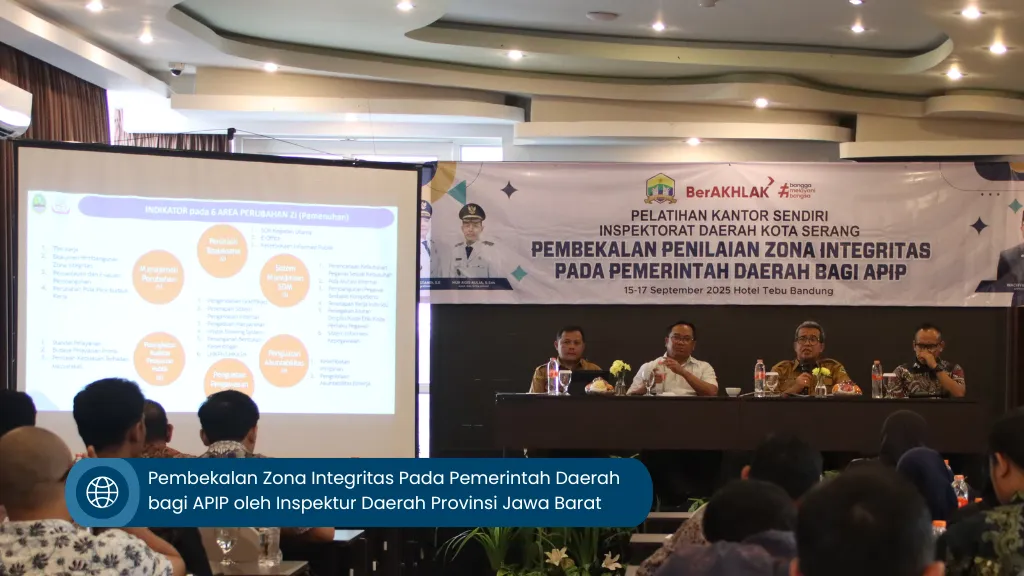Pembekalan Zona Integritas Pada Pemerintah Daerah bagi APIP oleh ...